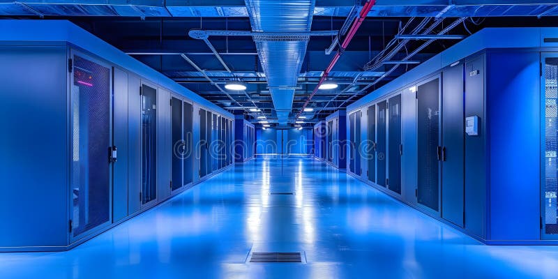 Efficient Digital Communication in a Blue-Themed Data Center with ...