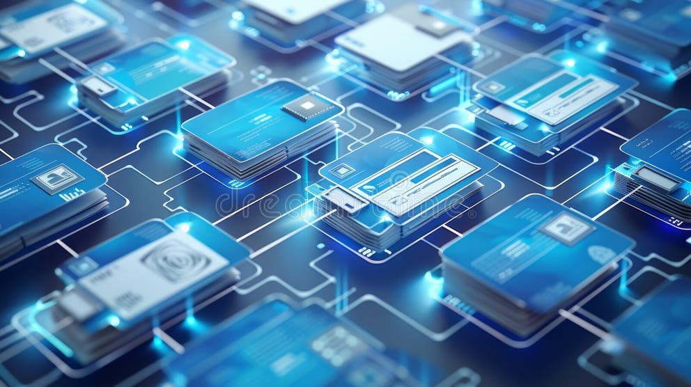 Efficient Digital Document System with Blue and White Color Scheme in ...