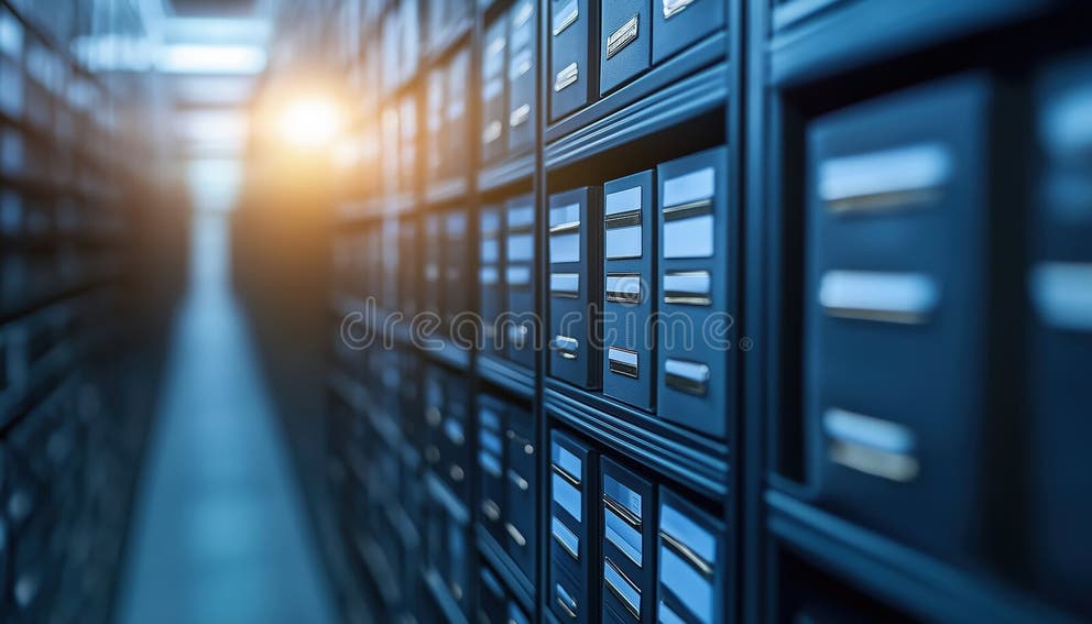 Efficient Document Management System for Organizing Stock Photo - Image of reducing, file: 364937780