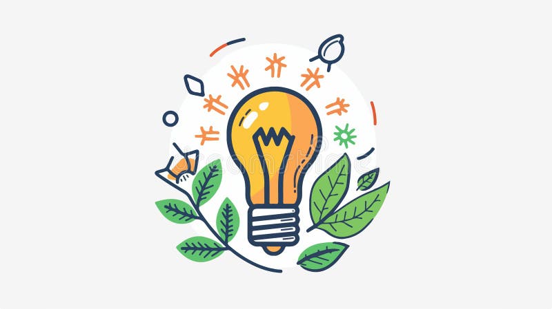 Efficient Energy Solutions: Icon for Sustainability and Power Saving ...