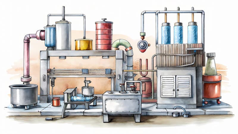 Efficient Food Processing Machinery in a Modern Clean Factory Setting a ...