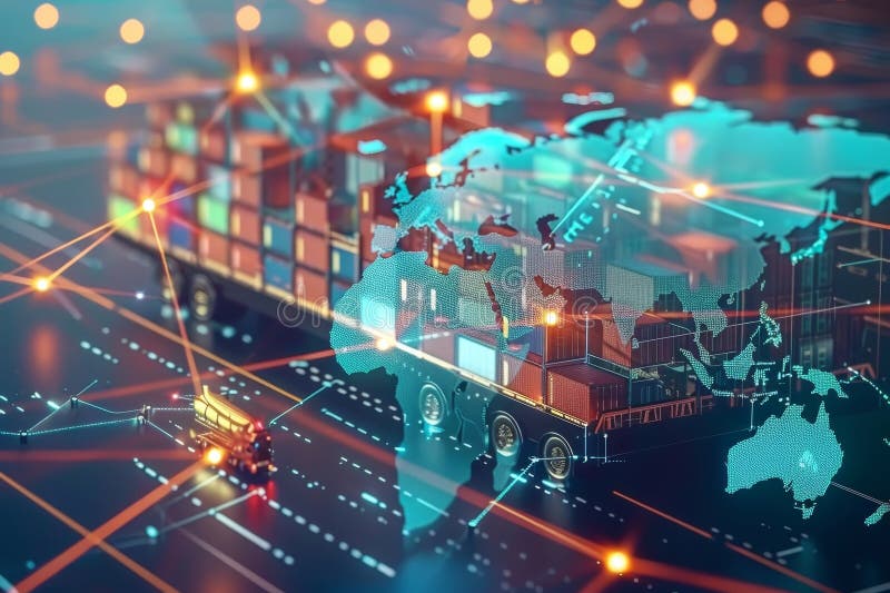 Logistic Import Export Ai Stock Illustrations – 8,289 Logistic Import ...