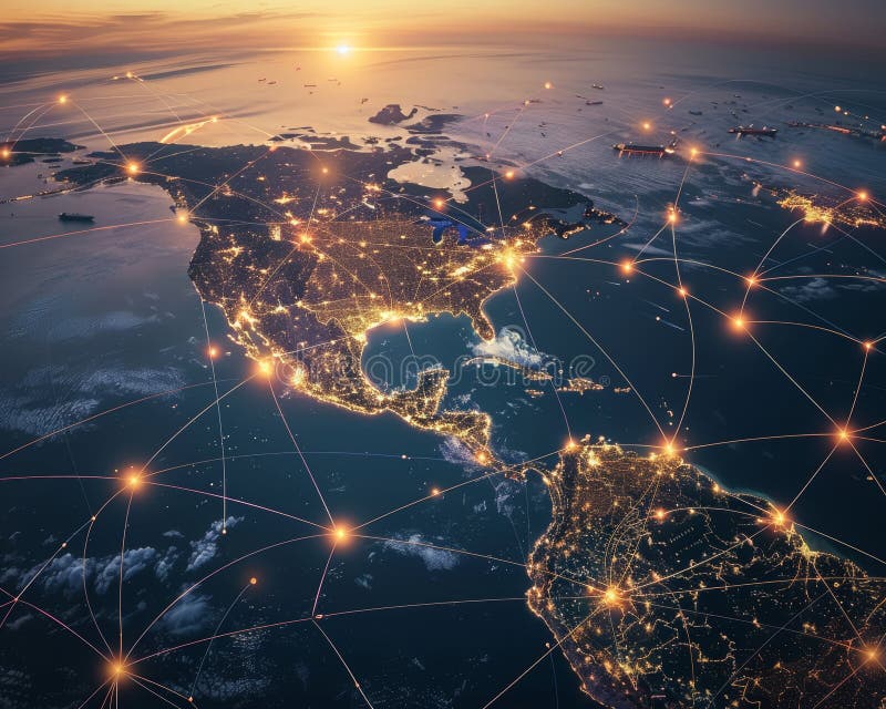 Efficient Global Trade Network Mapping Key Shipping Routes for Supply ...
