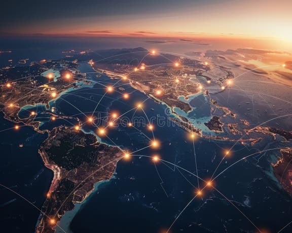 Efficient Global Trade Network Mapping Key Shipping Routes for Supply ...