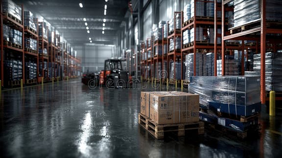 Efficient Goods Transfer in a Crossdock Warehouse Industrial Setting ...