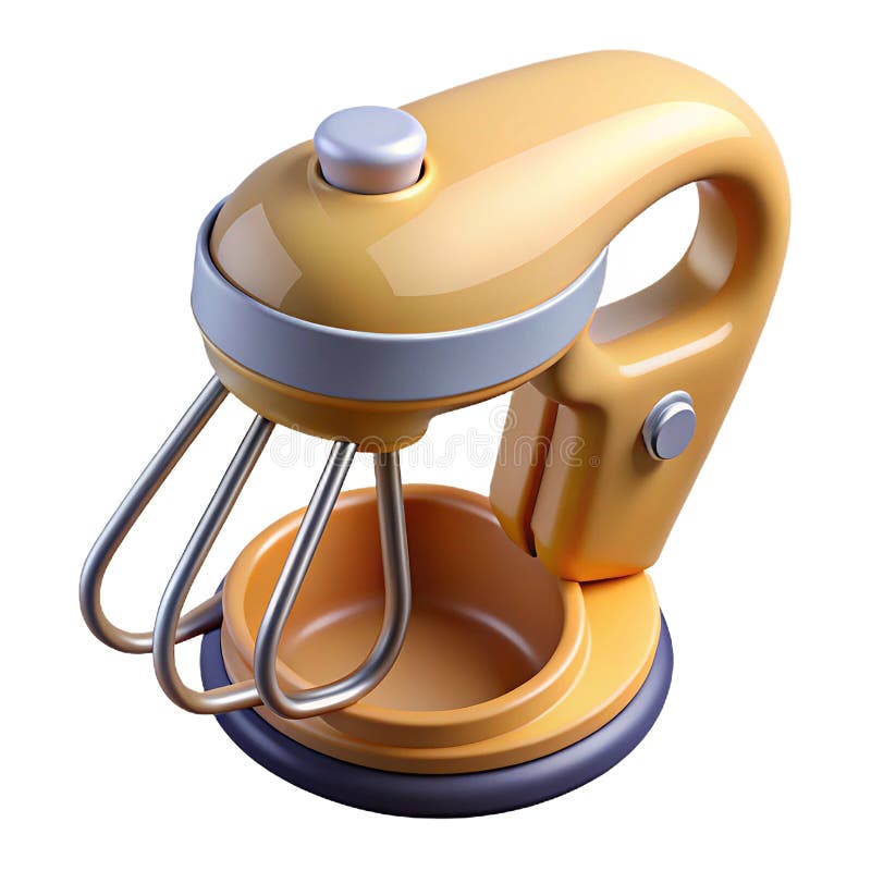 Handheld Electric Mixer with Multiple Speed Settings Stock Illustration ...