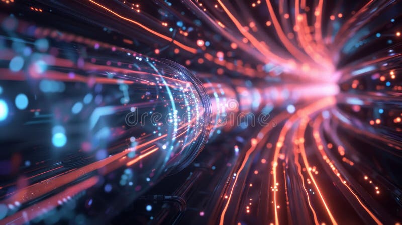 Efficient High Speed Data Transfer Tech Using Fiber Optic Cables in ...
