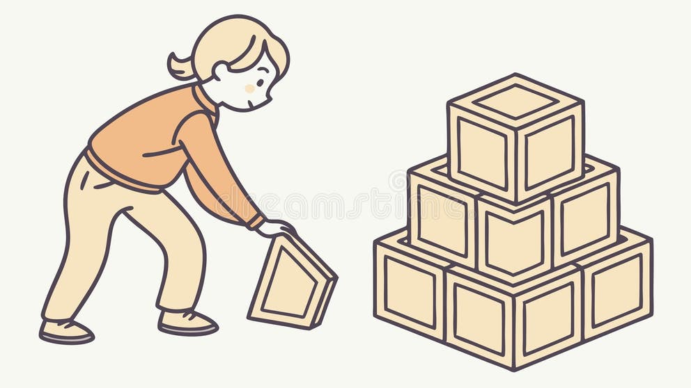 Efficient Individual Stacking Boxes, Representing Logistics and Moving ...