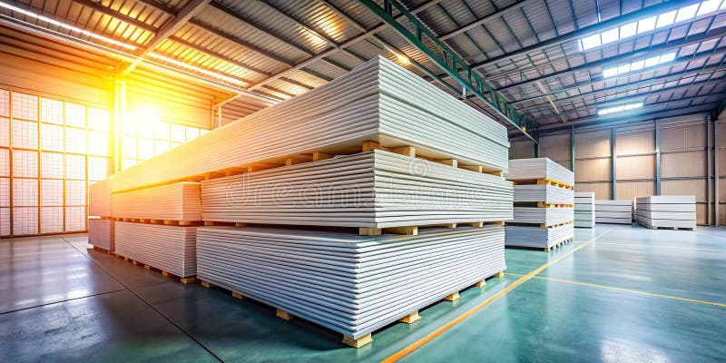 Efficient Industrial Storage of Drywall Sheets a Crucial Building ...