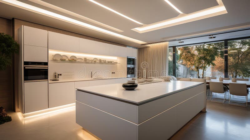 Efficient Led Ceiling Light Stock Illustration - Illustration of ...