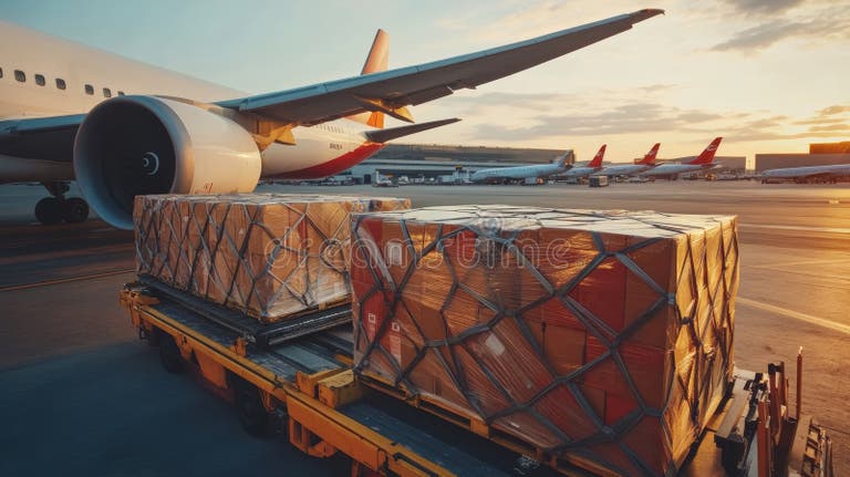 Efficient Loading of Air Cargo Containers Onto Modern Freighter Jets at ...