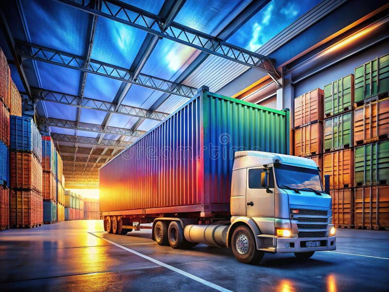 Truck Loading Bay Stock Illustrations – 515 Truck Loading Bay Stock ...