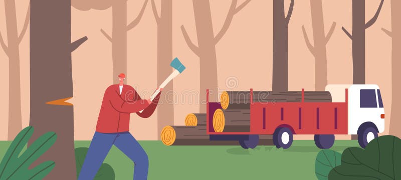 Productive Logging Stock Illustrations – 10 Productive Logging Stock ...