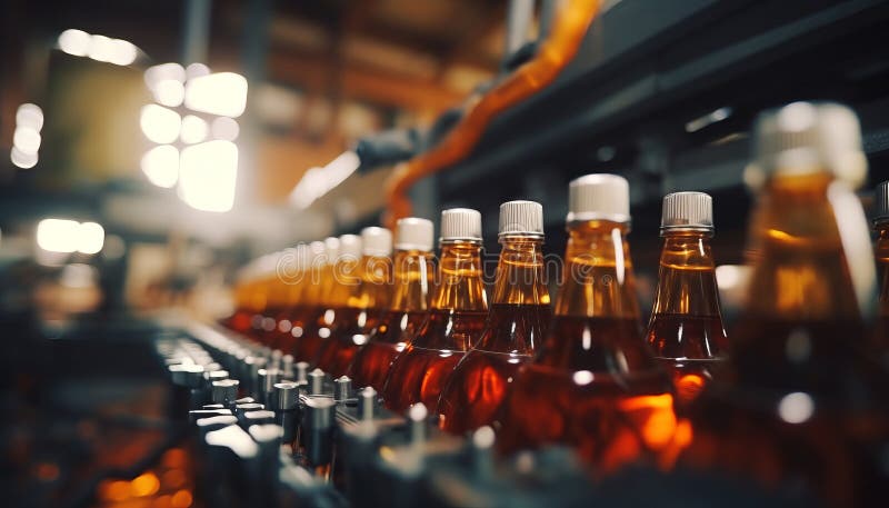 Efficient Machinery Filling a Variety of Beverages into Glass Bottles ... Efficient Machinery Filling a Variety of Beverages into Glass Bottles ...