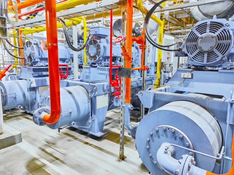 Efficient Machinery System at Modern Power Plant, Compressors and Pipes ...