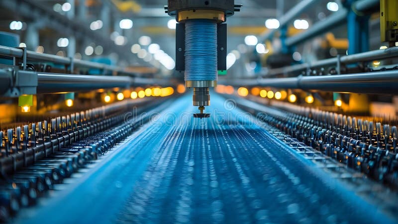 Efficient Machinery in Textile Factory Ensuring High-Quality Textiles ...