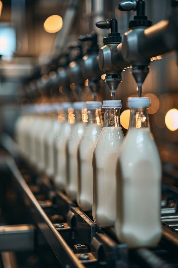 Efficient Milk Bottling Line in a Standard Factory for Streamlined ...