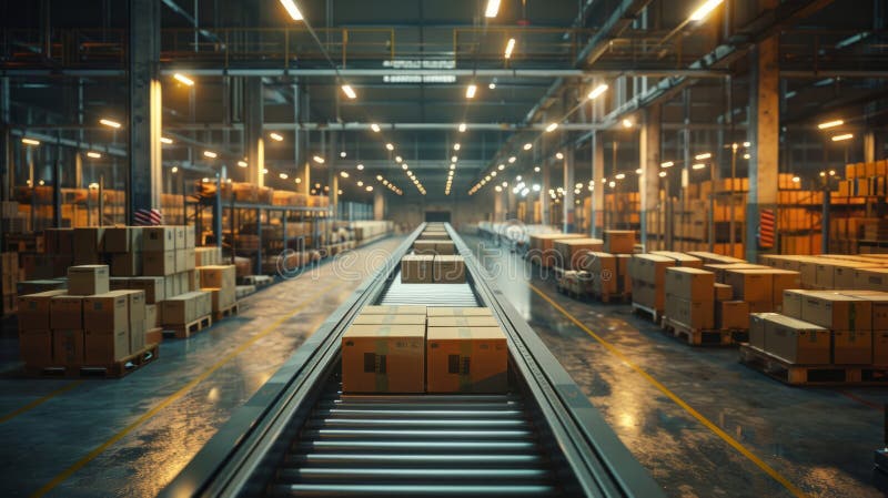Efficient Operation of a Large Warehouse with a Conveyor Belt System ...