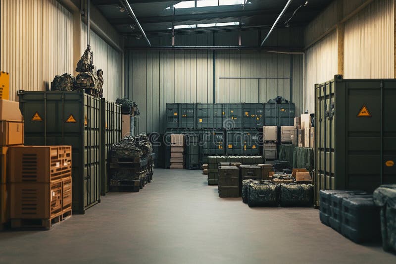 Efficient Organization within a Warehouse Full of Equipment Containers ...