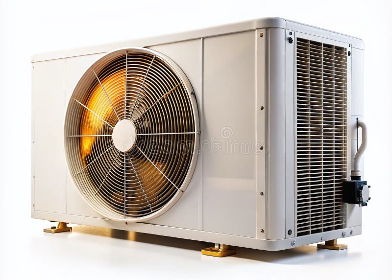 Efficient Outdoor Air Conditioner Unit a Compact Heat Pump Compressor ...