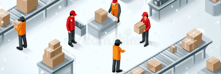 Efficient Package Handling in a Modern Warehouse Streamlined Logistics ...