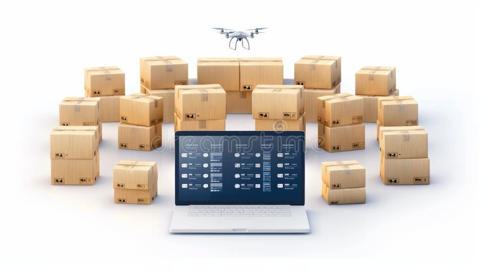 Efficient Package Management with a Laptop, Drone, and Multiple Boxes ...