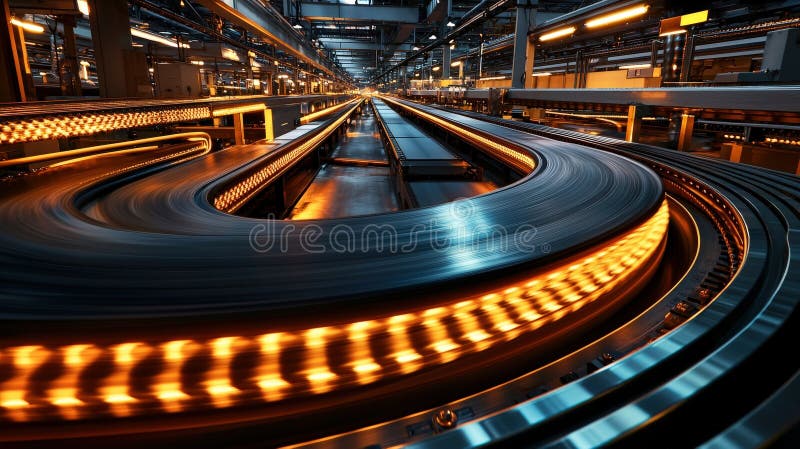 Efficient Production Line Process Manufacturing Facility Industrial ...