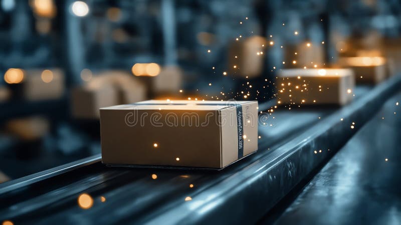 Efficient Retail Logistics: Unlocking the Mystery of Cloud Compu Stock Illustration ...