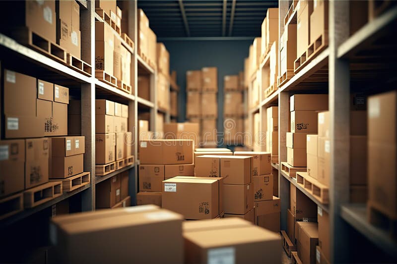 Efficient Retail Warehouse Management Organized Inventory in ...