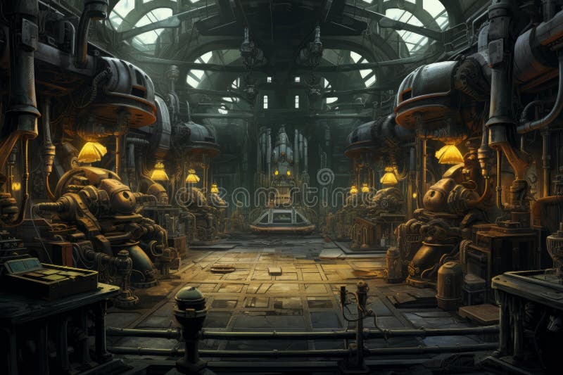 Efficient Robot Hand Factory Line. Generate Ai Stock Illustration ...