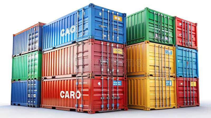 Efficient and Secure Cargo Transport Stacked Shipping Containers ...