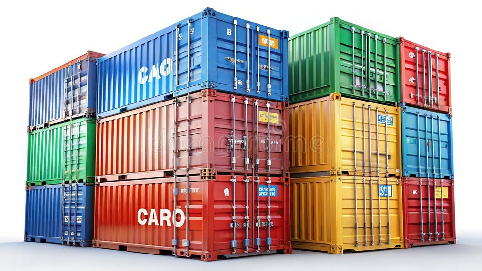 Efficient and Secure Cargo Transport Stacked Shipping Containers ...