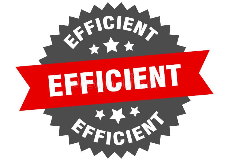 Efficient stock vector. Illustration of stamp, vignette - 160547349