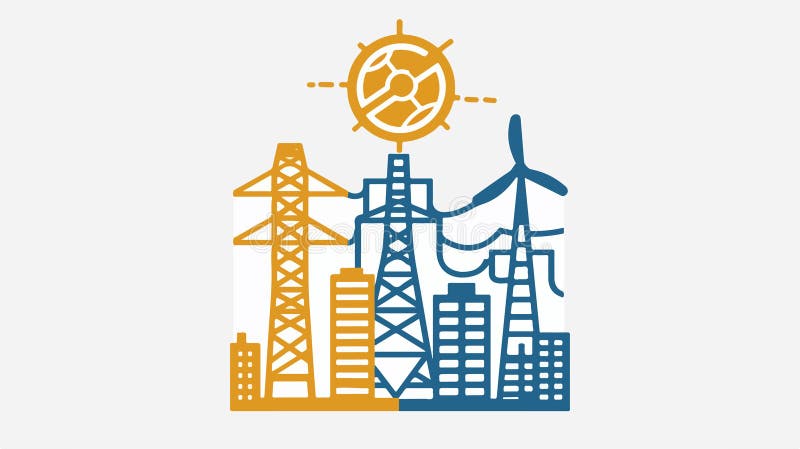 Efficient Smart Grid Energy Icon for Power Systems and Technology ...