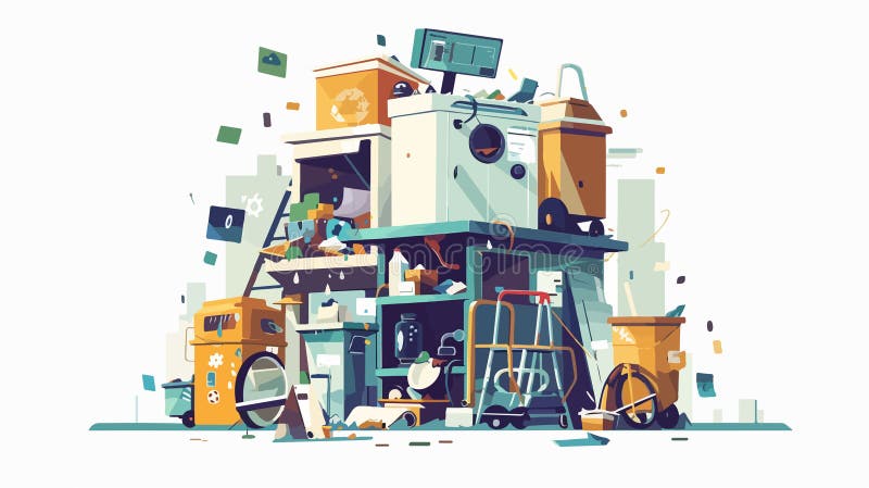 Efficient Smart Waste Collection Abstract Concept Vector Illustration ...