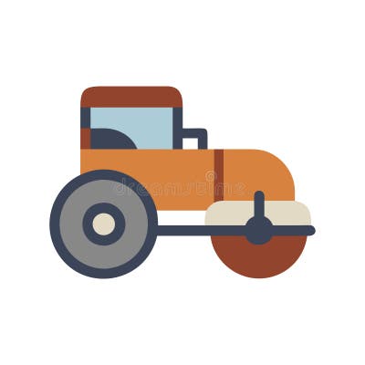 Efficient Soil Compactor Icon for Heavy Machinery Stock Vector ...