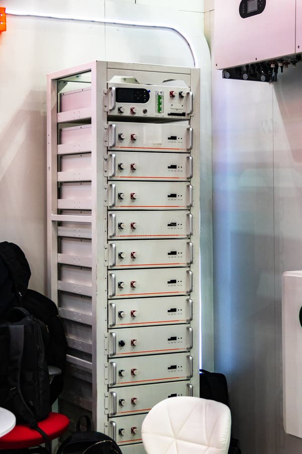 Efficient Solar Power Solutions Using Hybrid Inverters Stock Image ...