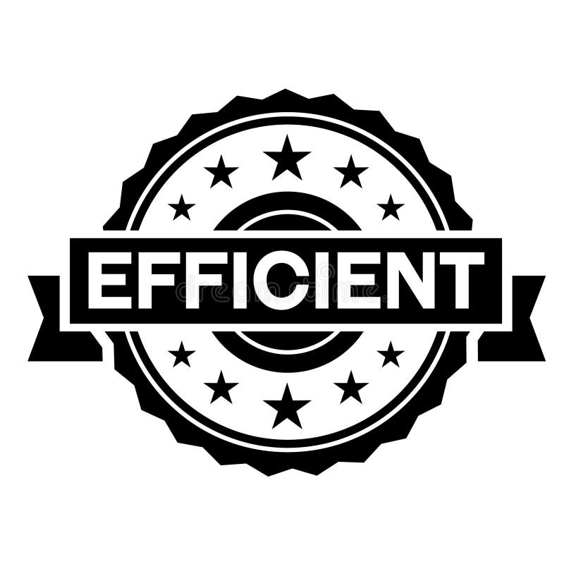 Efficient Stamp Rubber Grunge Stock Illustration - Illustration of ...