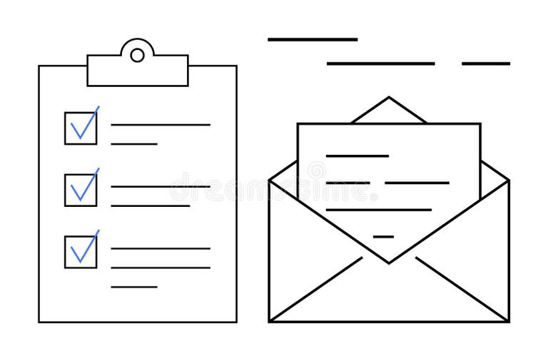 Efficient Task Management and Communication Concept Stock Vector ...