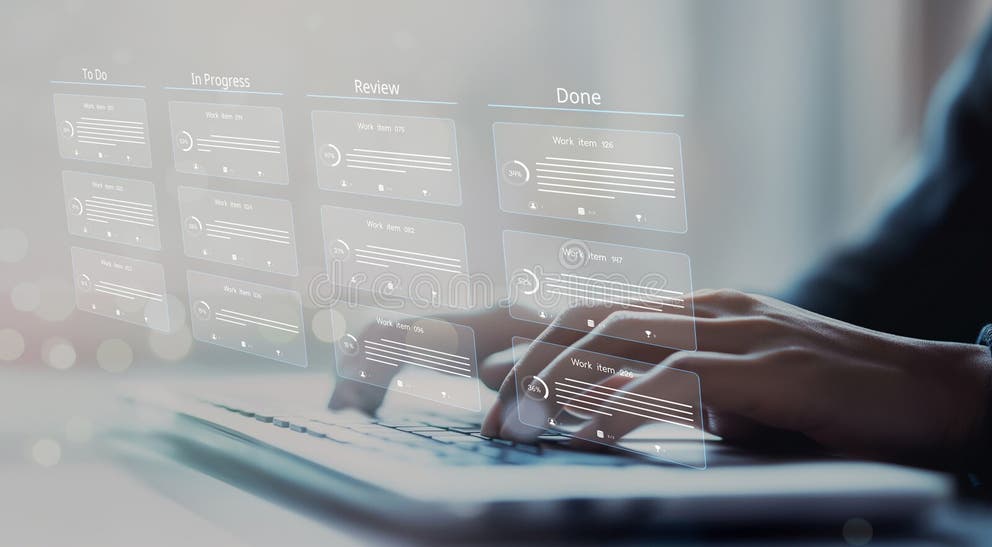 Efficient Task Management: Mastering Project Workflow EIDE Stock Photo - Image of progress ...