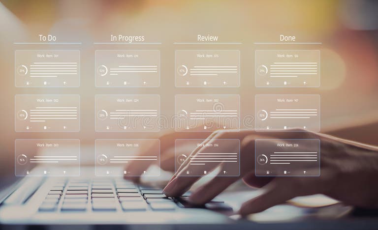 Efficient Task Management: Mastering Project Workflow EIDE Stock Illustration - Illustration of ...