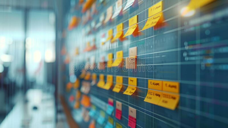 Efficient Task Management with Online Project Tool Stock Illustration ...