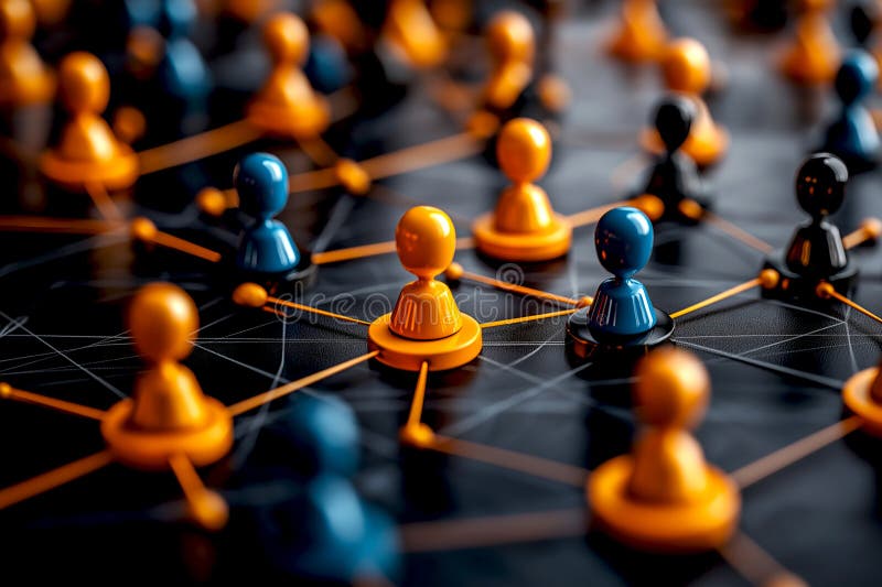 Efficient Teamwork Illustrated through Interconnecting Figures on ...