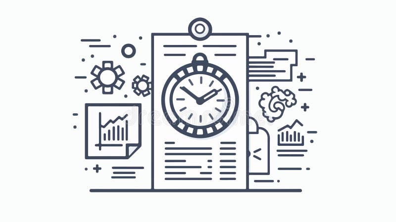 Efficient Time Management Document Concept with Clock Symbol Vector ...