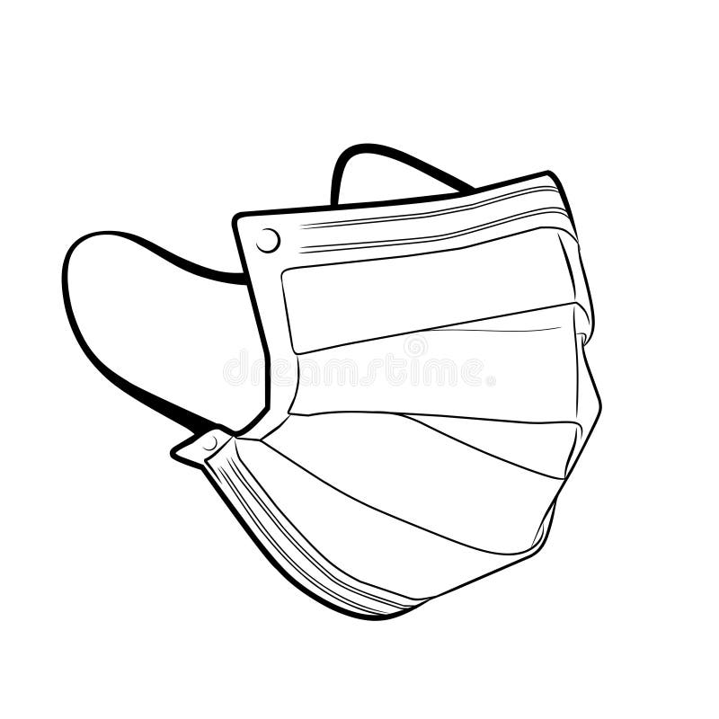 Mask Protection Efficiency, Face Mask Medical Stock Vector ...