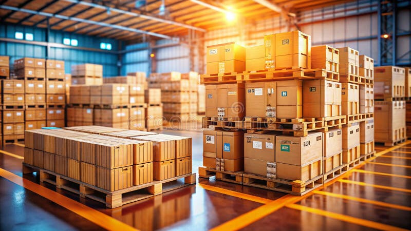Efficient Warehouse Logistics a Deep Dive into Stacked Shipping Crates ...