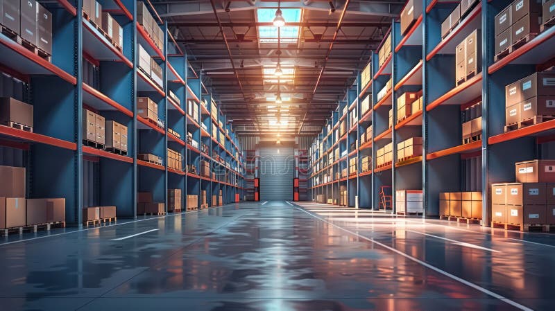 Efficient Warehouse Management: Rows of Shelves with Boxes for ...