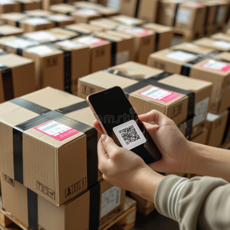 Efficient Warehouse Management: Smartphone QR Code Scanning for Parcel ...