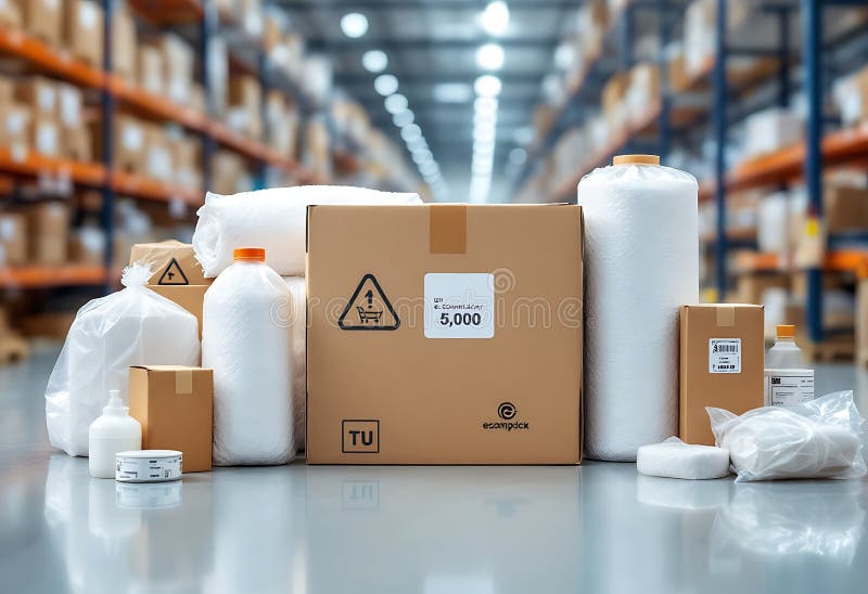 Efficient Warehouse Packaging Supplies for Secure Shipping Stock ...