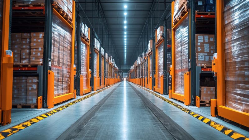 Efficient Warehouse Space Designed for Logistics and Distribution of ...